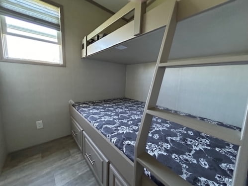 36' x 12' Escape with 18' x 12' addition, 2 bed