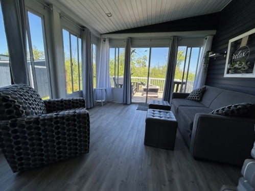 36' x 12' Escape with 18' x 12' addition, 2 bed